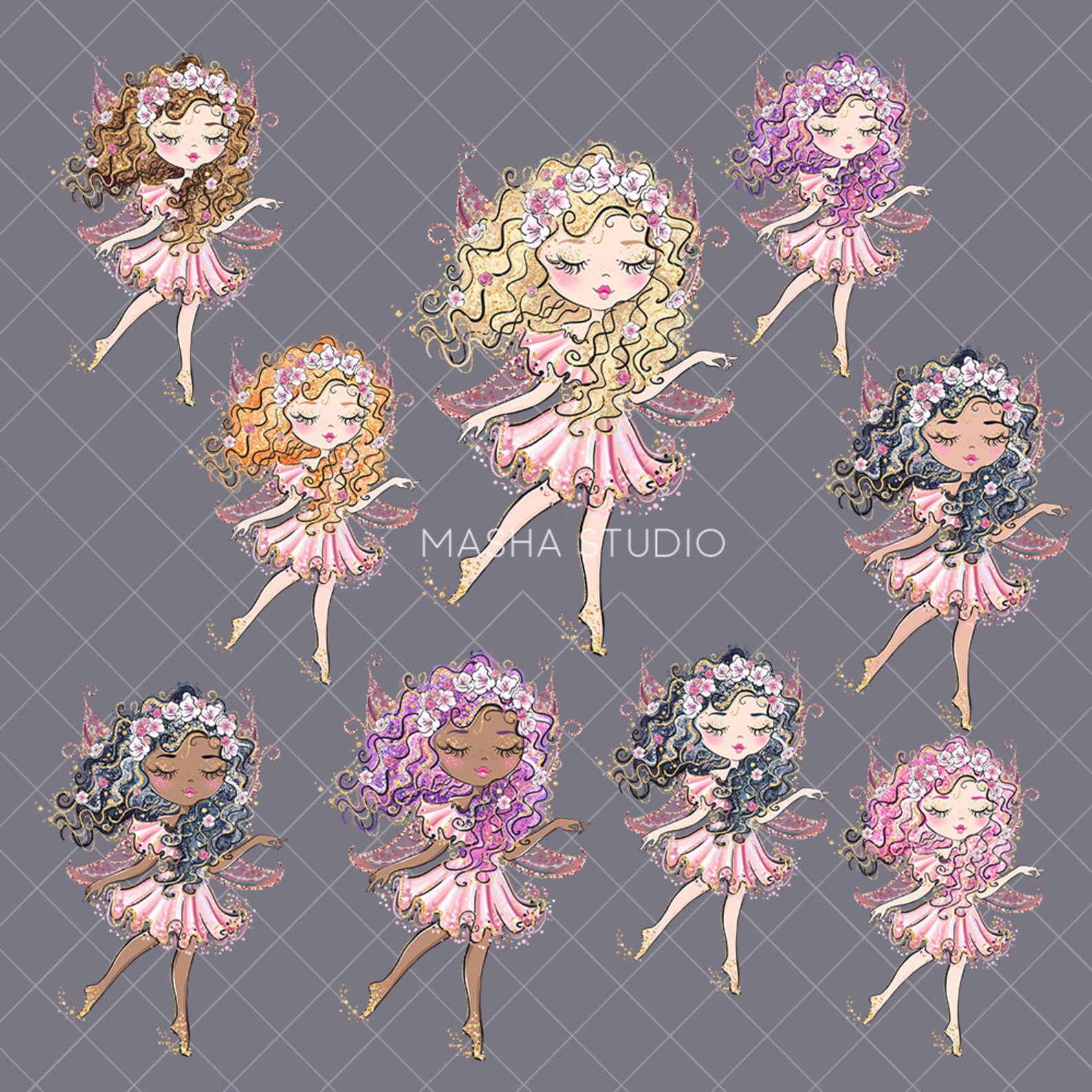 Masha Studio's Zodiac Virgo Sign Virgo Clipart Zodiac - Etsy