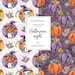 Cute Halloween Digital Papers, Seamless Halloween Patterns, Fabric ...