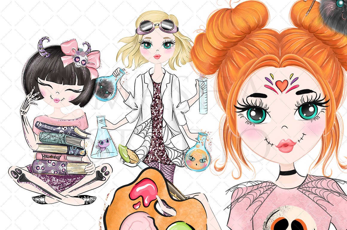 Halloween Clipart, School Clipart, Halloween Illustrations, Halloween ...