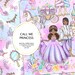 Princess Digital Paper, Princess Pattern, Prince Digital Paper ...