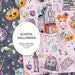 School Halloween Digital Papers, Halloween Digital Papers, School ...