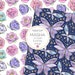 Summer Digital Papers Summer Patterns Butterfly Digital Paper Pack ...