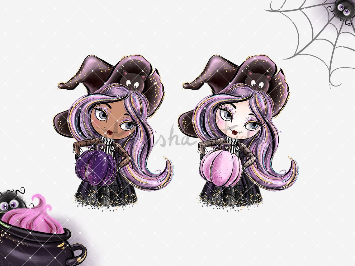 Halloween Clipart, Witch Clipart, Witch Pot Clipart, Witch Potions ...