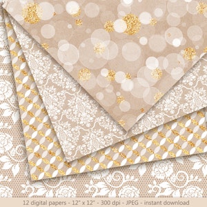 Kraft Digital Paper: kraft AND Glitter With Craft Digital Paper, Kraft ...