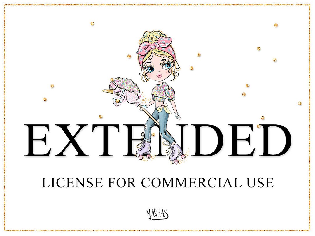 Extended Commercial License. One License Applies for One Item. No ...