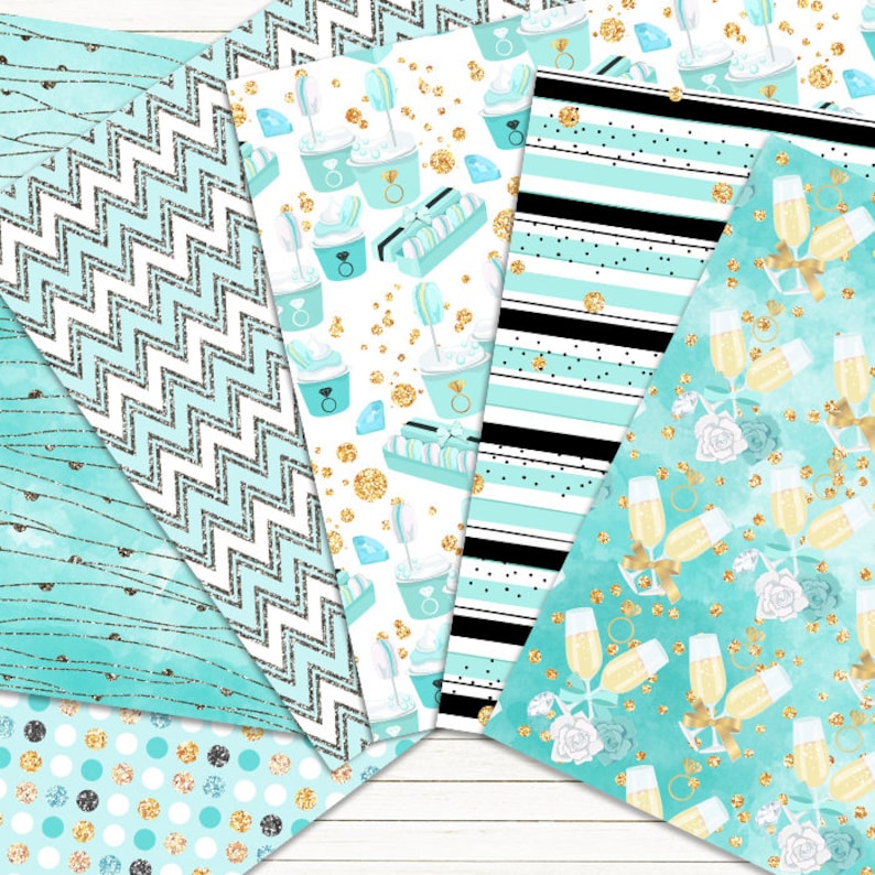 Engagement Digital Paper: engagement PARTY Digital - Etsy