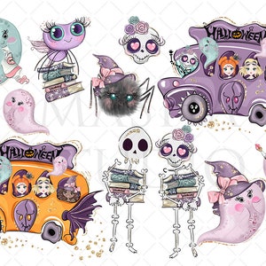Halloween Clipart, School Clipart, Halloween Illustrations, Halloween ...