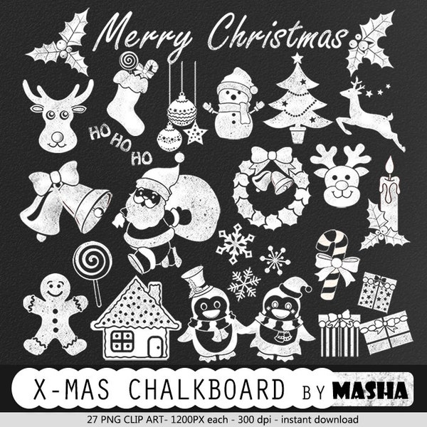 Chalkboard Christmas - Etsy
