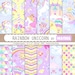 Unicorn Digital Paper, Unicorn Planner Stickers, Princess Paper Pack ...