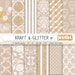 Kraft Digital Paper: kraft AND Glitter With Craft Digital Paper, Kraft ...
