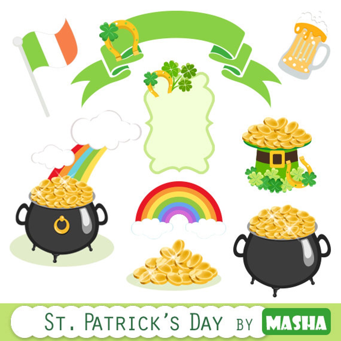 St Patricks Day Clip Art: saint Patricks Day - Etsy