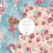 Little Miss Fall Digital Papers Fairy Digital Paper Fairy Pattern ...