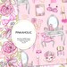 Pink Digital Papers, Pink Office Paper Pack, Pink Planner Cover, Pastel ...