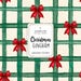 Christmas Gingham Pattern, Watercolor Red Bows, Seamless Repeat ...