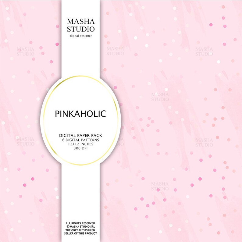 Pink Digital Papers, Pink Paper Pack, Pink Glitter Digital Paper, Beige ...