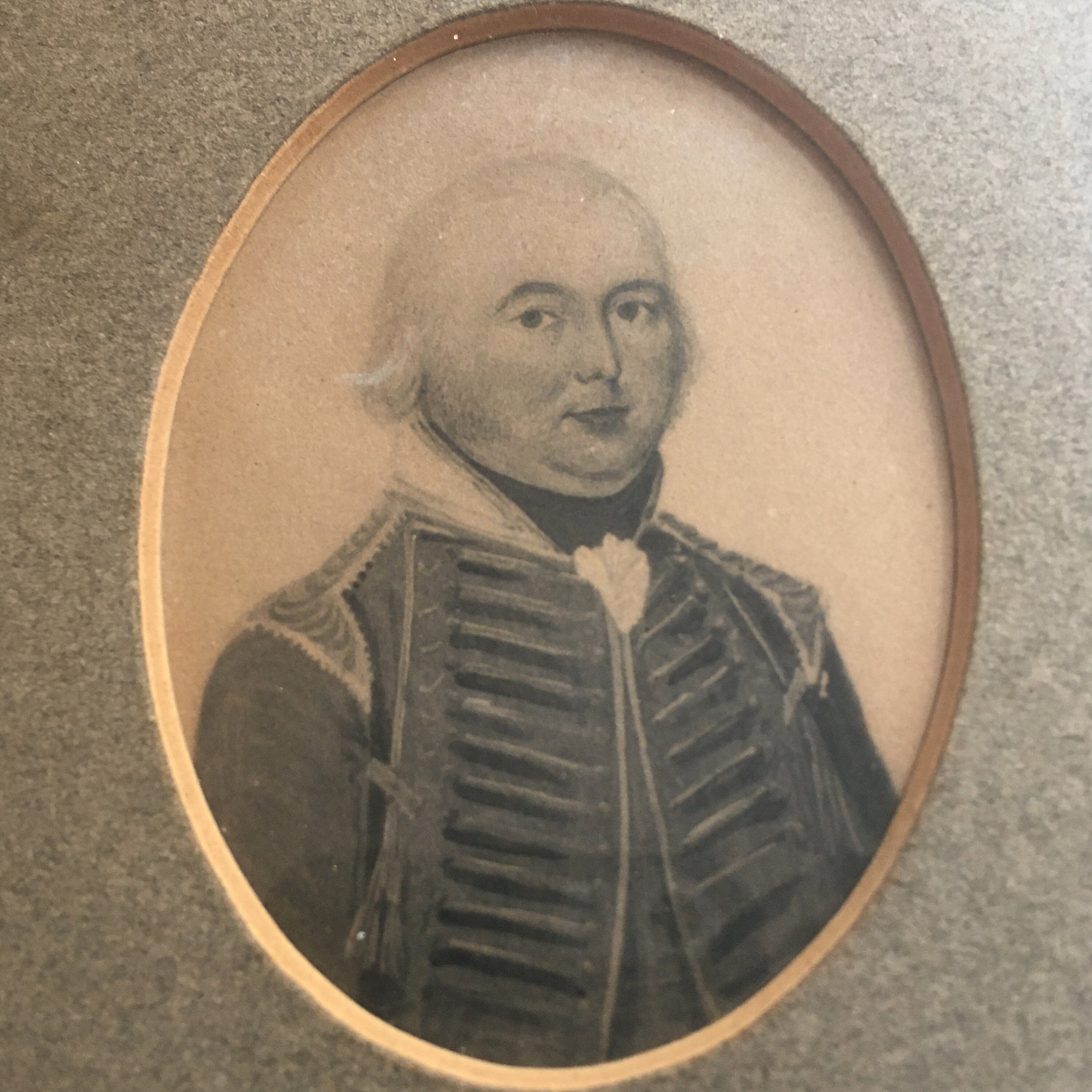 The Wilson Family - Three Miniatures of Father, Mother and Son Framed ...