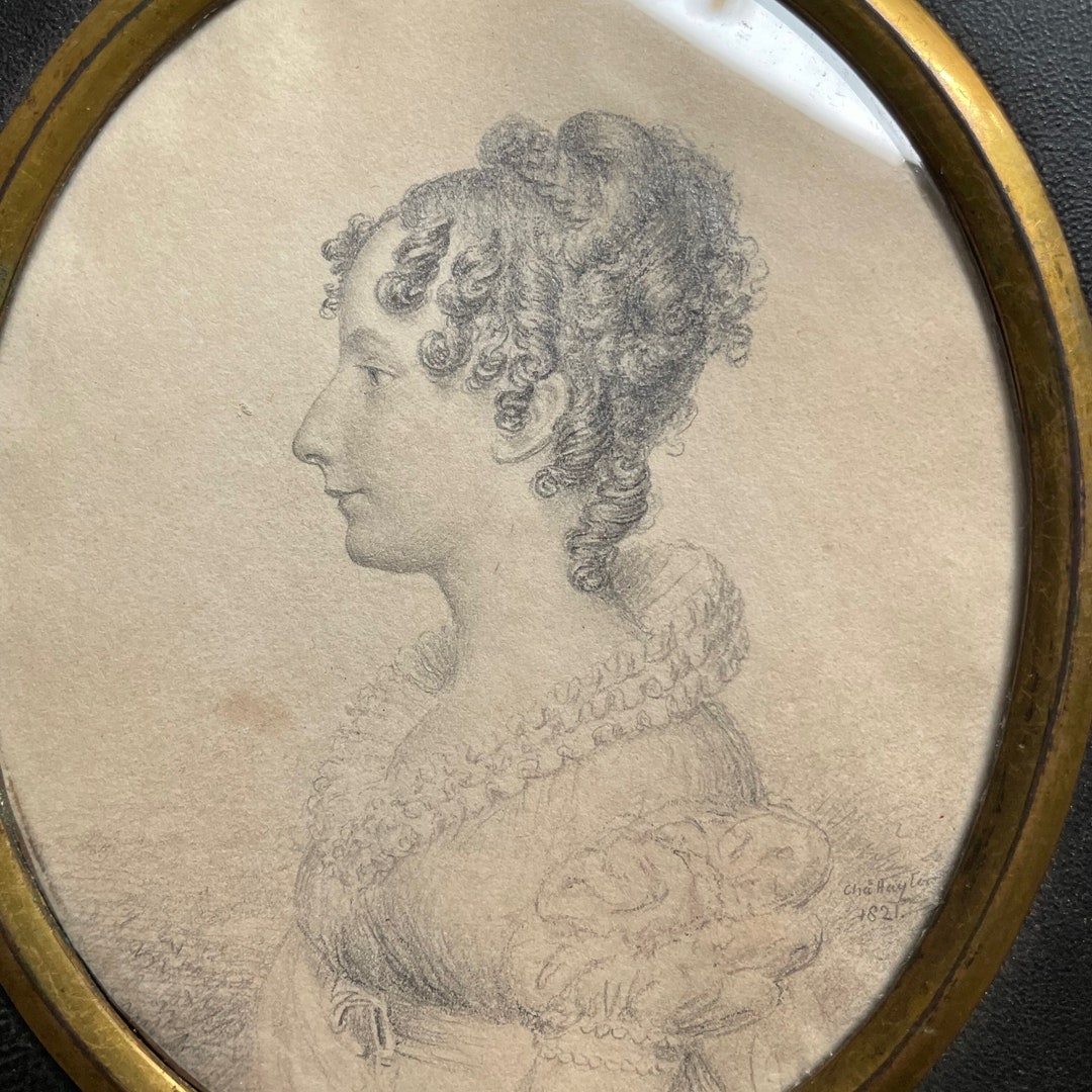 Introducing Mary Douglas Aged 27 Drawn in 1821 by the Hand of Charles ...