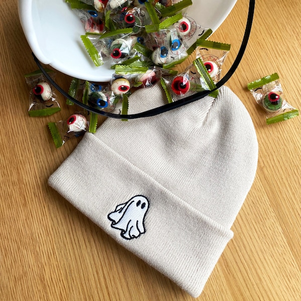 Ghost Beanie - Etsy