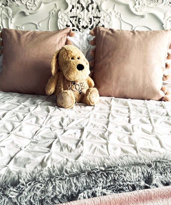 Embroidered Personalised Doggy Teddy. Cute Gift Valentines - Etsy UK