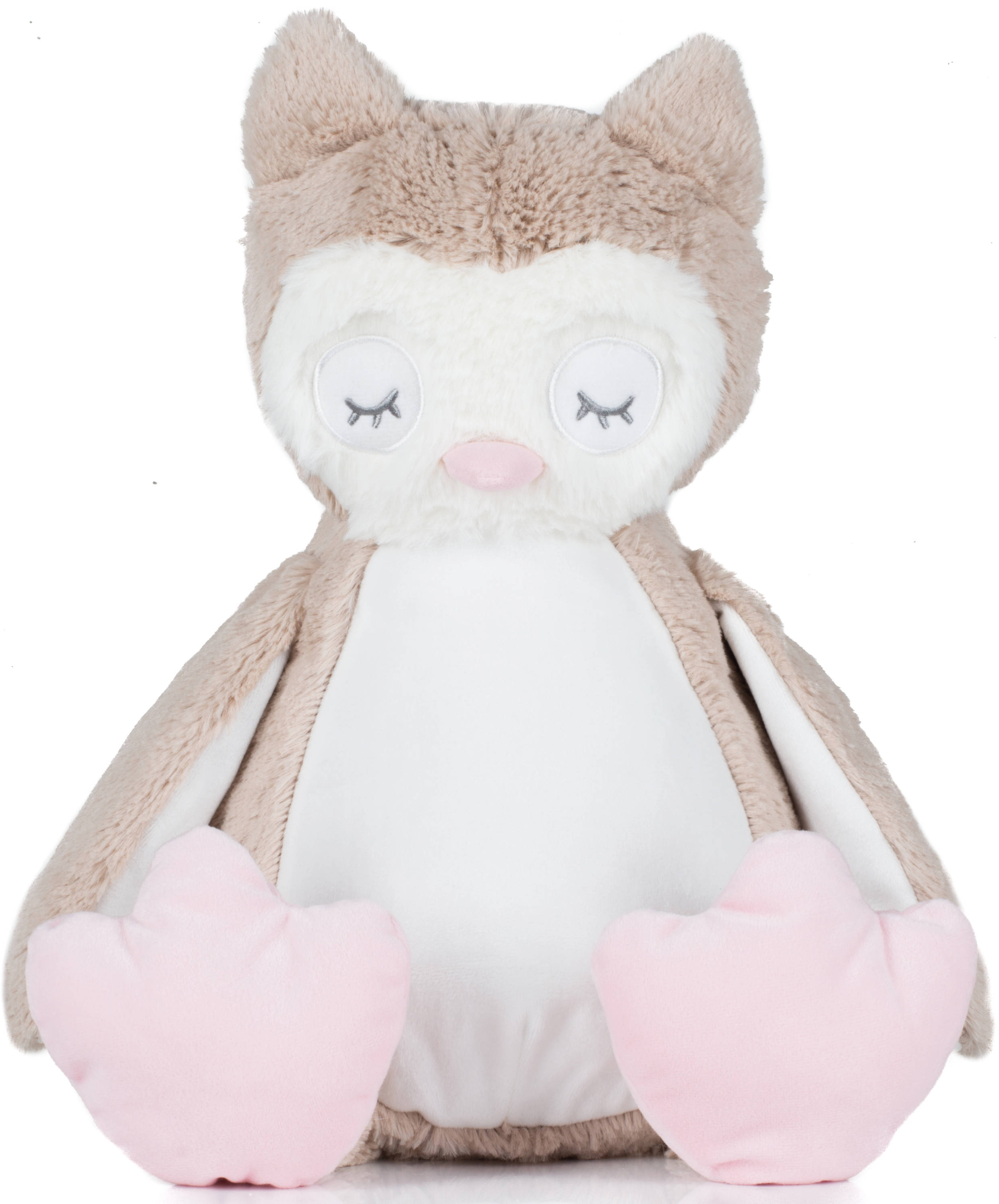 Embroidered Personalised Owl Teddy Bear. Cute Gift Valentines Birthday ...