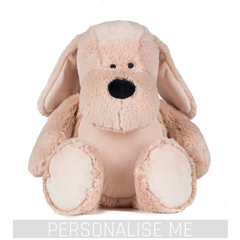 Embroidered Personalised Doggy Teddy. Cute Gift Valentines - Etsy UK