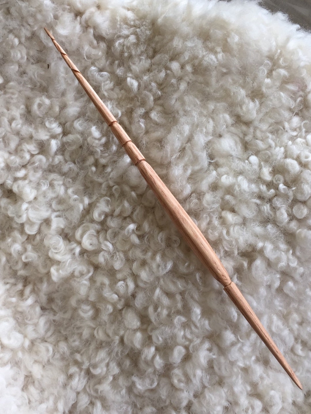 Flax Spindle Stick, Original Size - Etsy