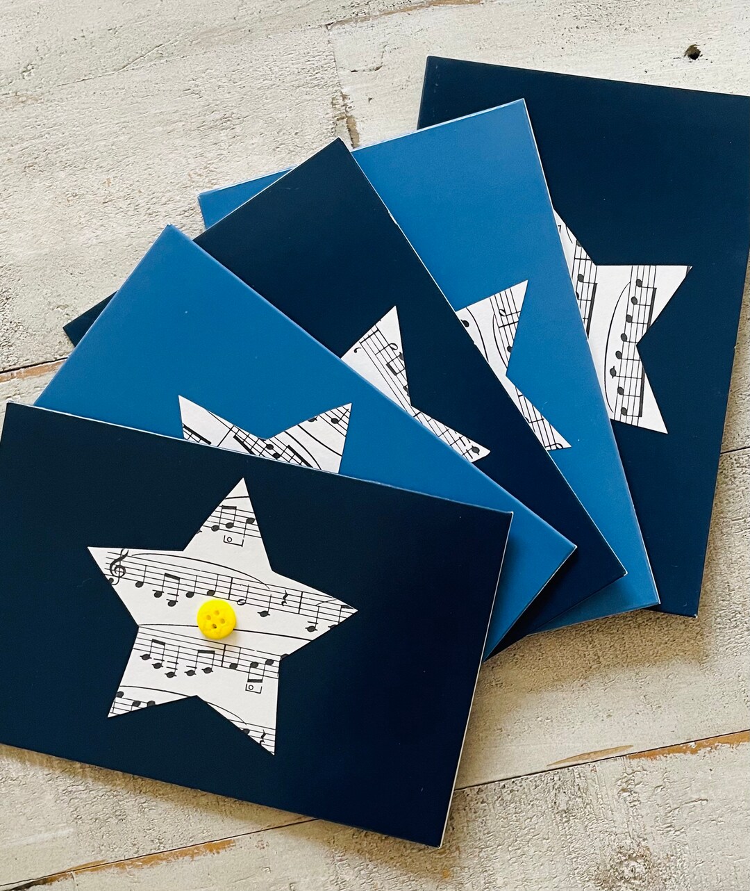 Star note Cards - Etsy