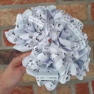 Sheet Music Paper Roses, Paper Flowers Roses - Handmade Paper Flowers ...