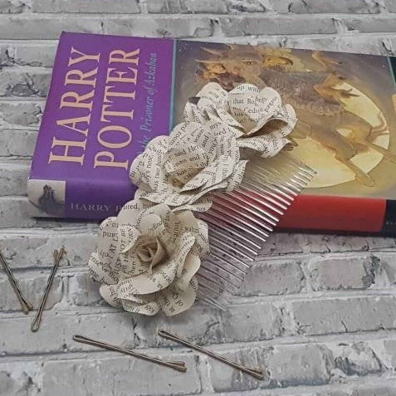 Paper Flower Hair Comb Flower Hair Accessories Bridal Hair - Etsy UK