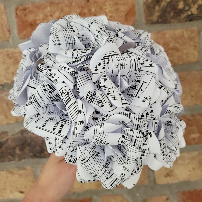 Music Paper Flowers - Etsy