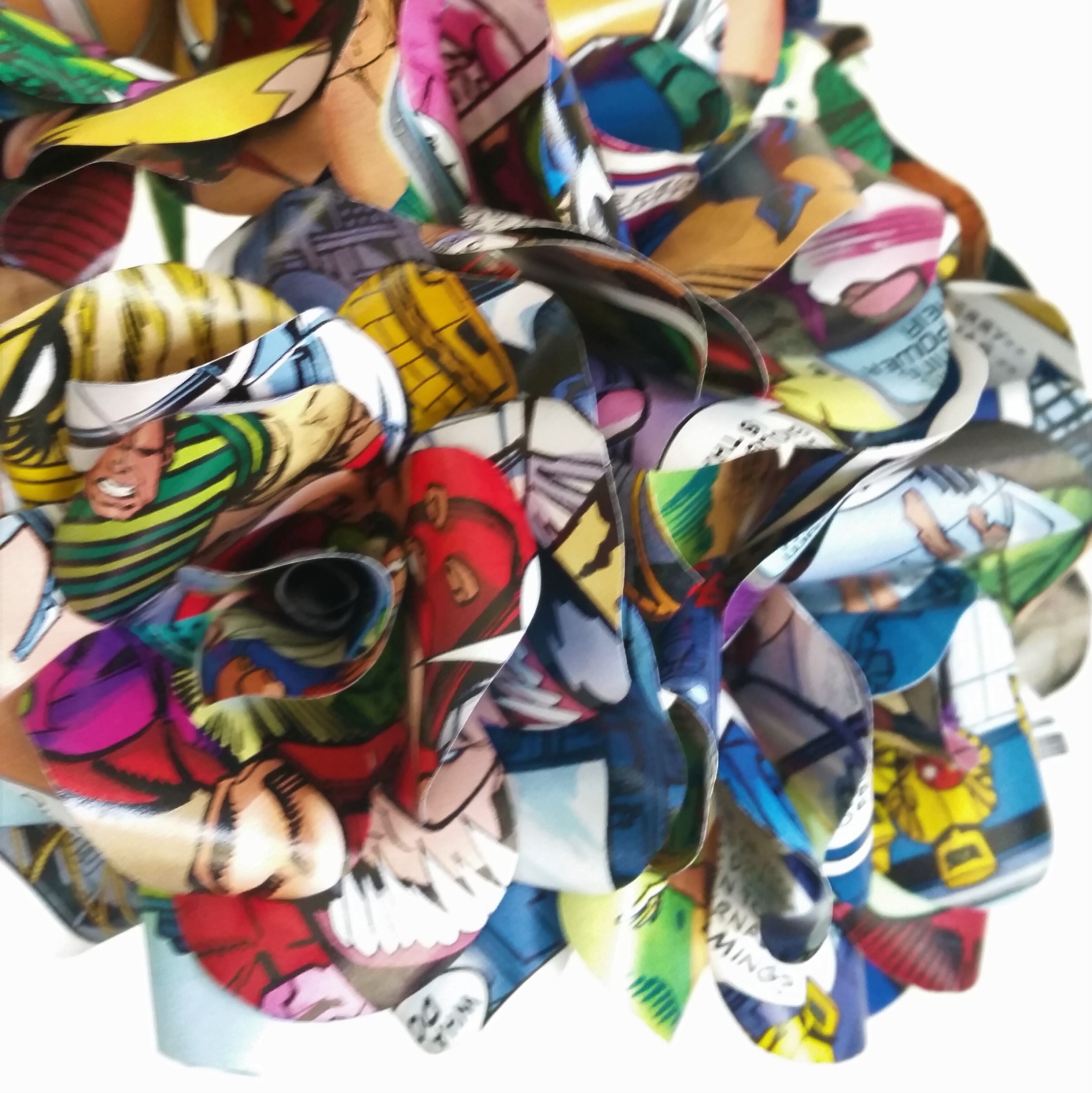 Comic Book Paper Roses Paper Flowers Roses Paper Flowers - Etsy UK