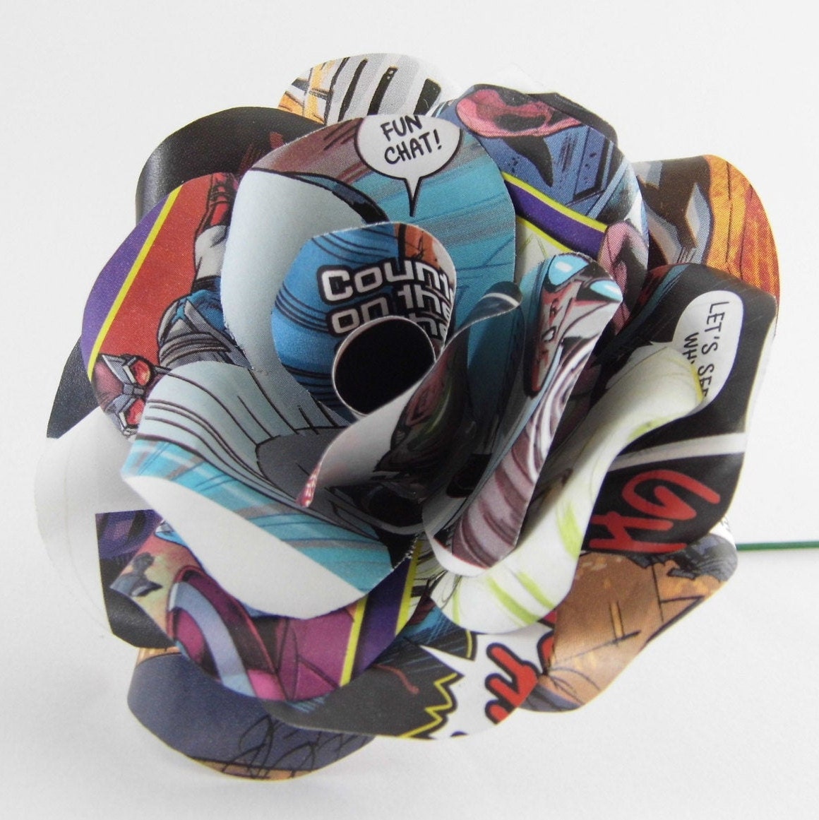 Comic Book Paper Flower Roses Alternative Flowers Cosplay - Etsy