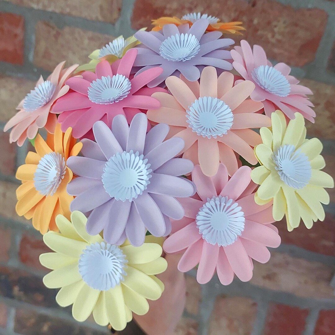 Paper Daisies - Mixed Paper Flower Daisies - Home Decor - 1st ...