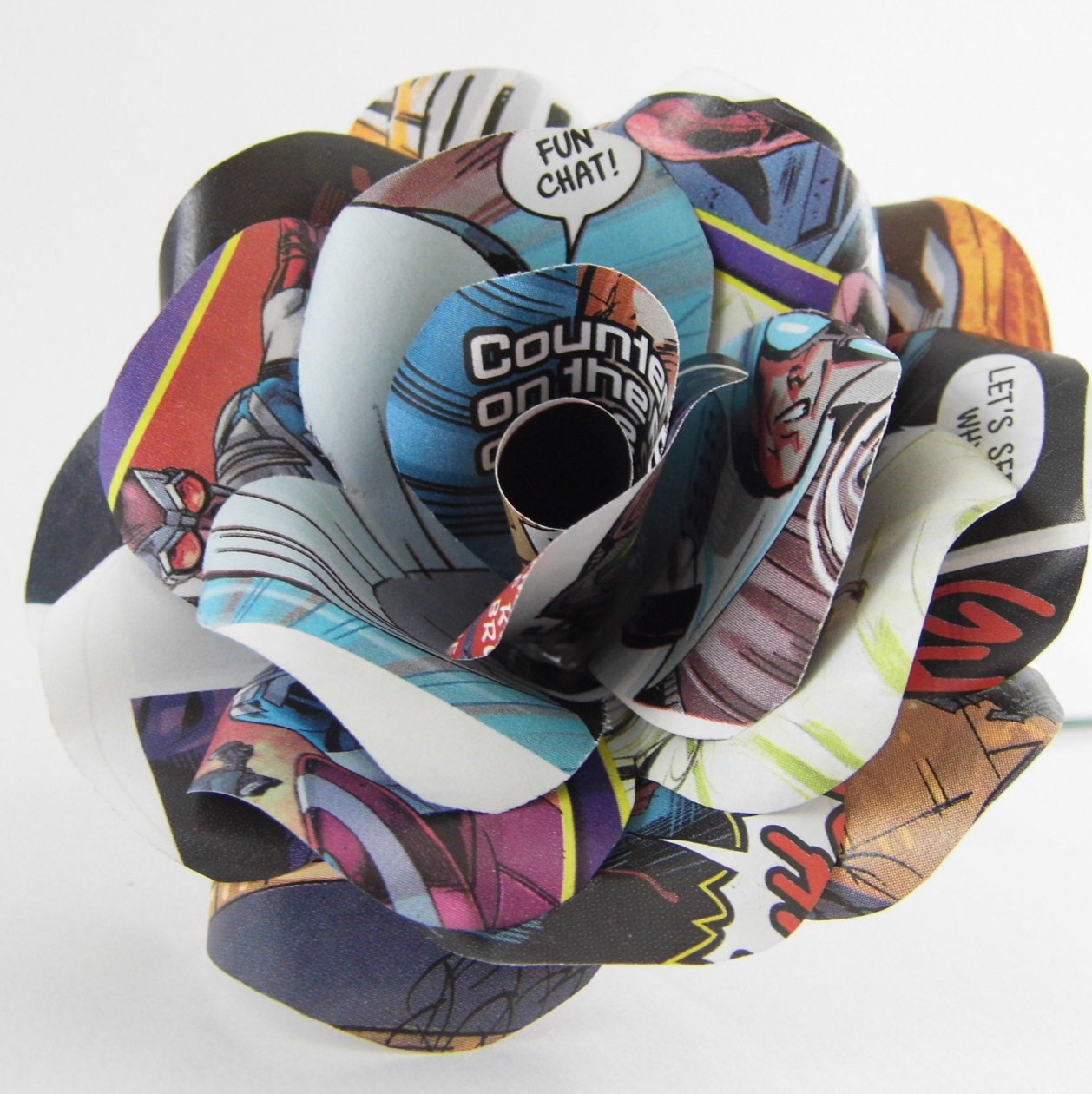 Comic Book Paper Flower Roses Alternative Flowers Cosplay - Etsy