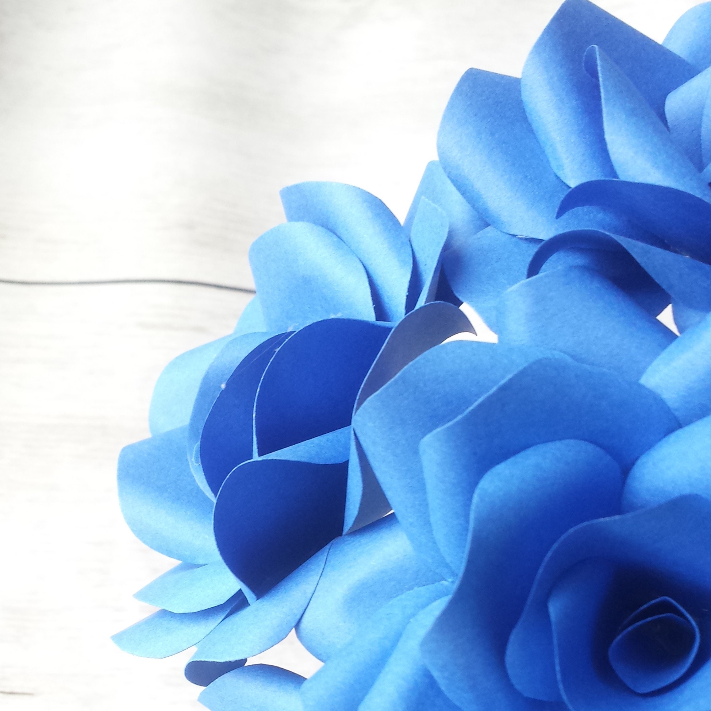 How To Make Paper Blue Rose at Evelyn Hampton blog