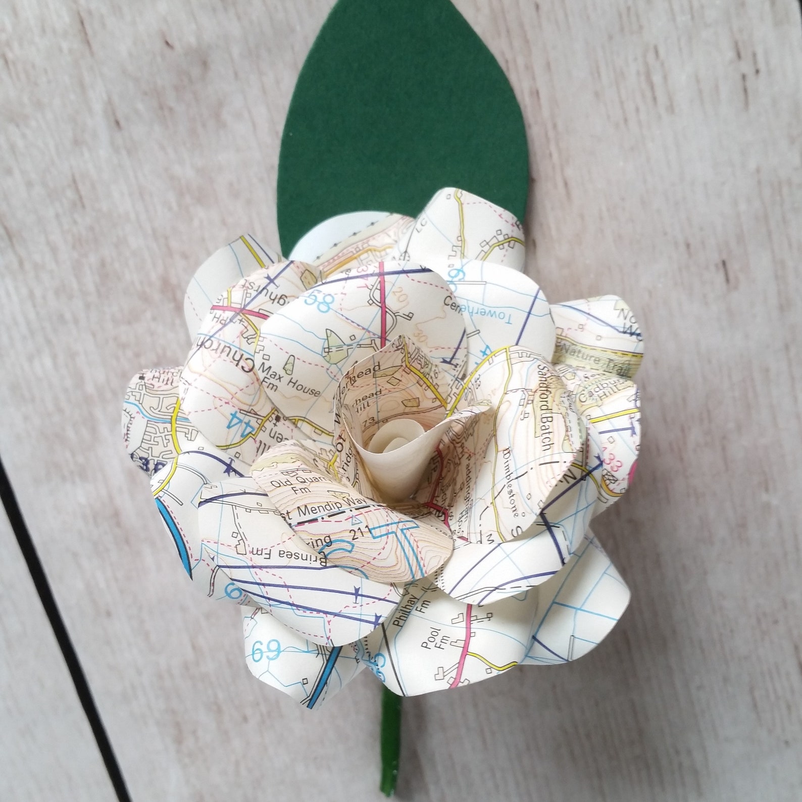 6 X Map Buttonholes / Boutonnières Wedding Flowers Handmade | Etsy