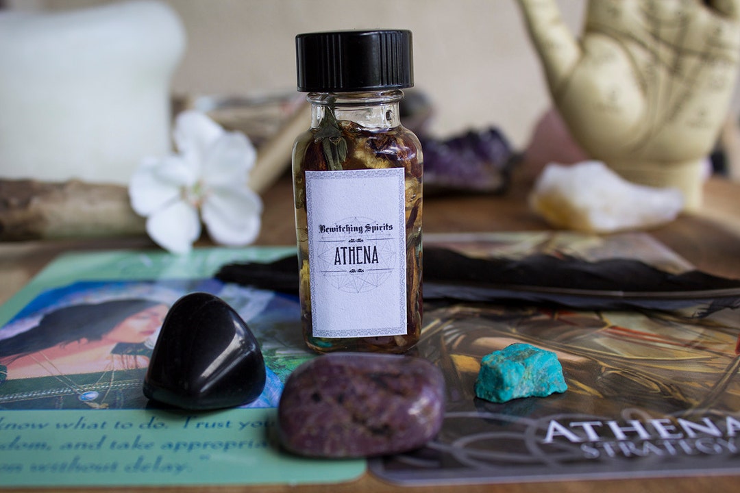 Athena Oil Elixir Potion Wisdom, Courage, Inspiration, Law, Justice ...