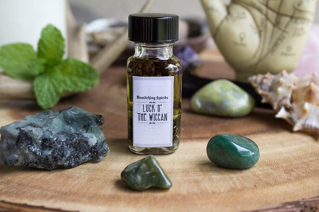 Luck O' the Wiccan Oil Elixir Celtic Irish Luck, Protection - Etsy