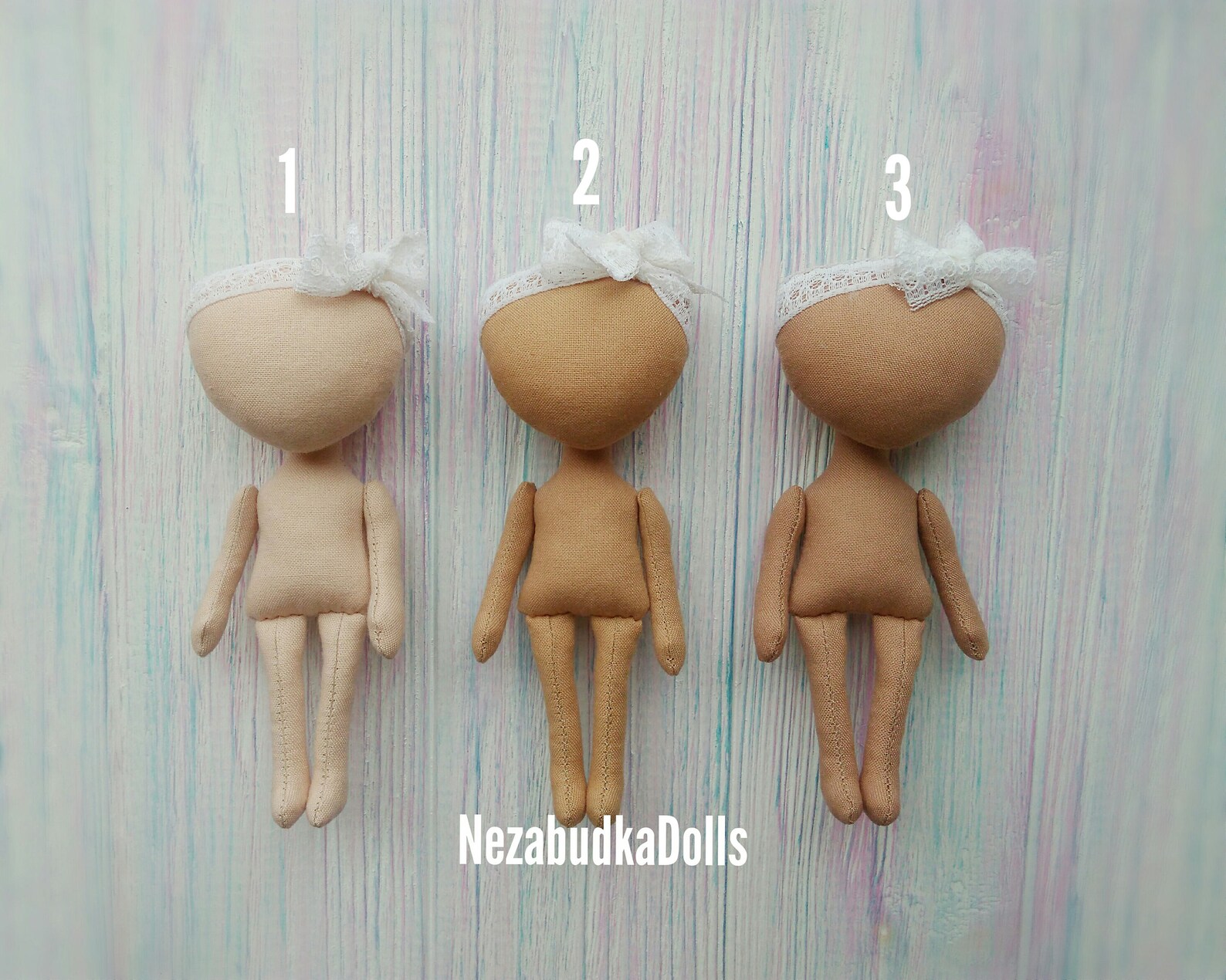 10 Blank Dolls Body 6" Custom Dolls Ragdolls Body Unfinished Dolls ...