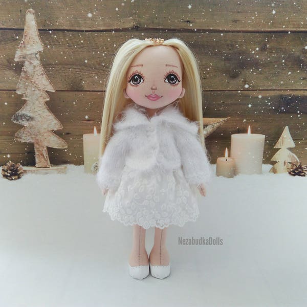 Christmas Rag Doll - Etsy