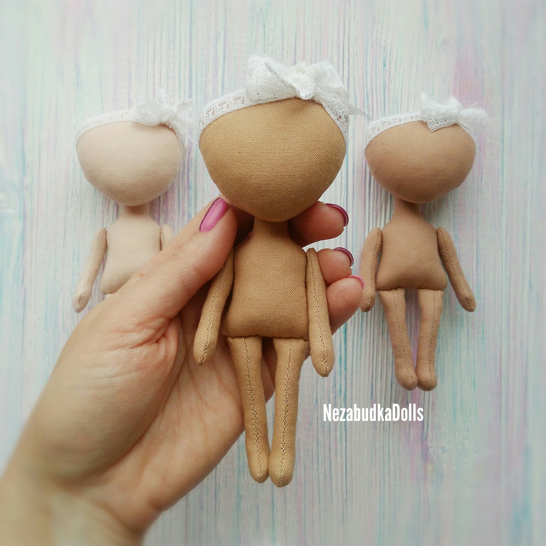 DIY Rag Doll for Beginners - 3 Blank Dolls Body 6
