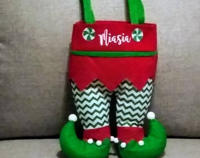 Personalized Elf Pants, Elf Legs, Christmas Stockings, Elf Stockings ...