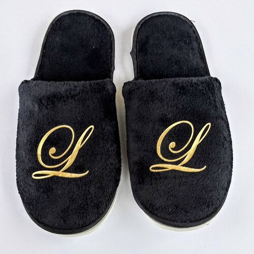 Bridesmaid Slippers Personalized Slippers Monogrammed - Etsy