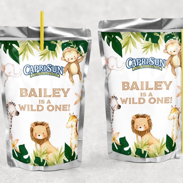 Capri Sun Personalized Labels - Etsy