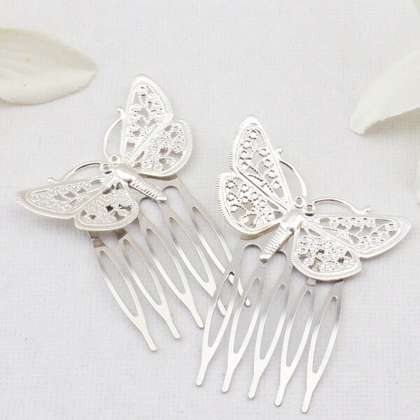 Butterfly Hair Comb - Etsy