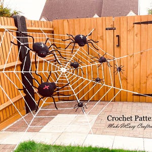 Large Spider Web Crochet Pattern - Etsy