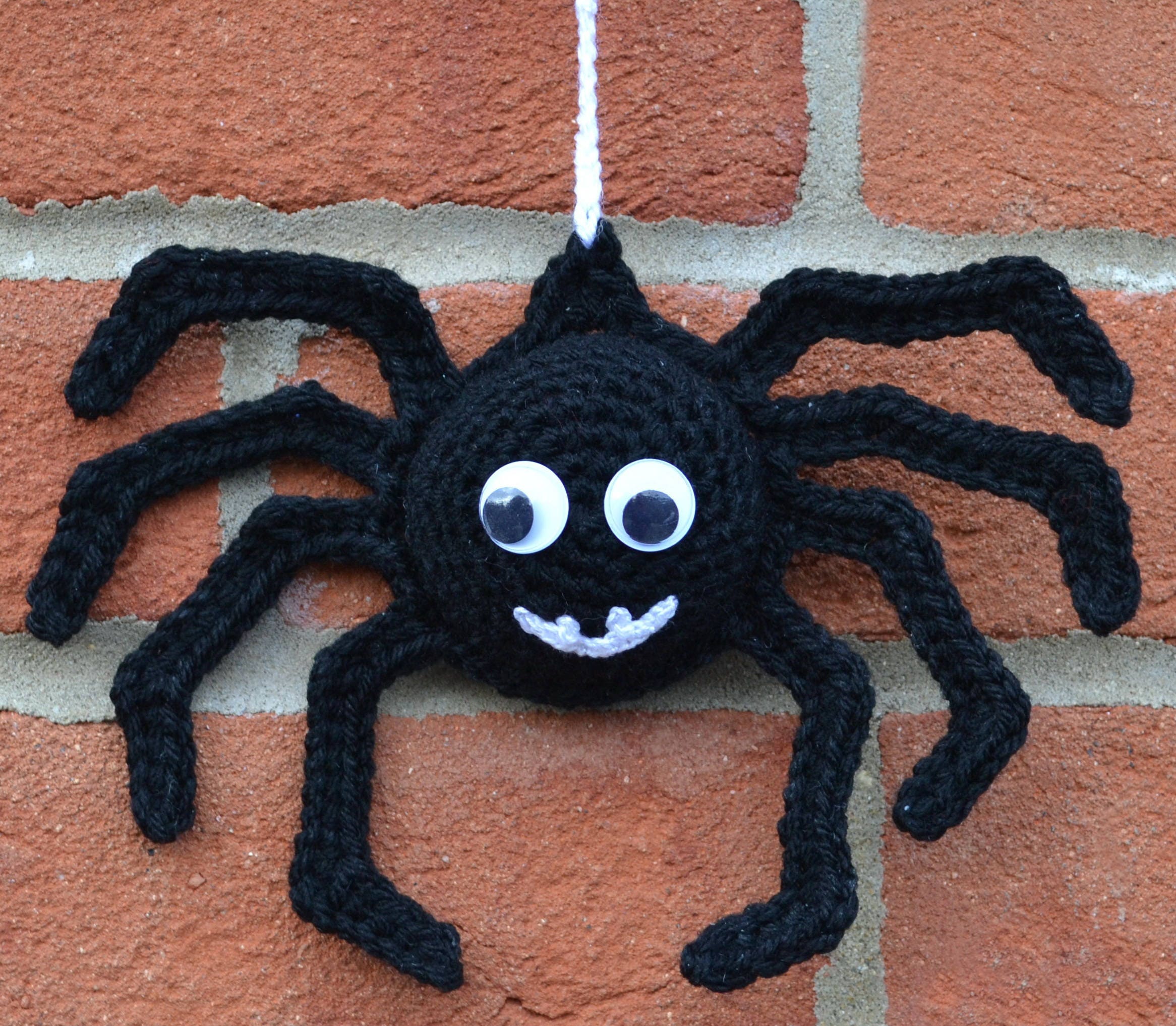 Spider Crochet Pattern PDF Halloween Hanging Ornament Spider - Etsy UK