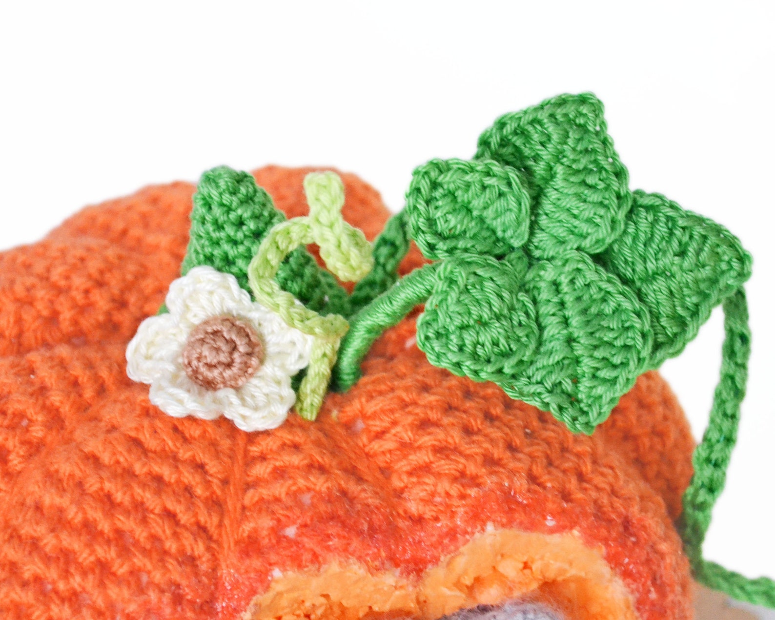 Pumpkin and Mice Ornament Crochet Pattern Fall/ Autumn Floral - Etsy