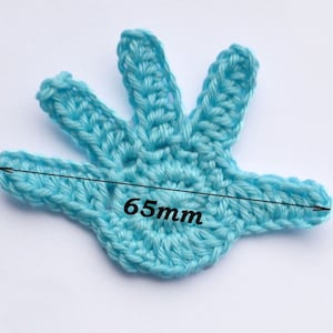 Baby Crochet Handprint Footprint Pattern Baby Shower Decor ...