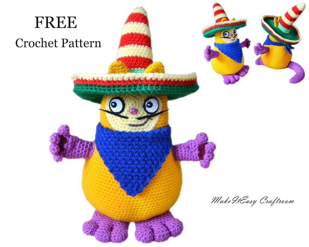 FREE CROCHET PATTERN Hungry Henry Amigurumi Crochet Toy Cartoon ...